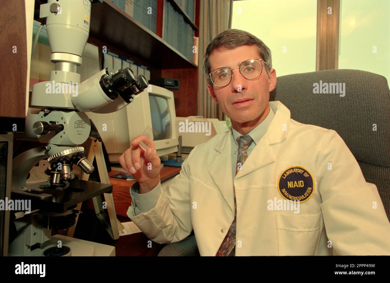 Dr. Anthony Fauci, head of AIDS research at National Institute of Health (NIH) in Bethesda ...