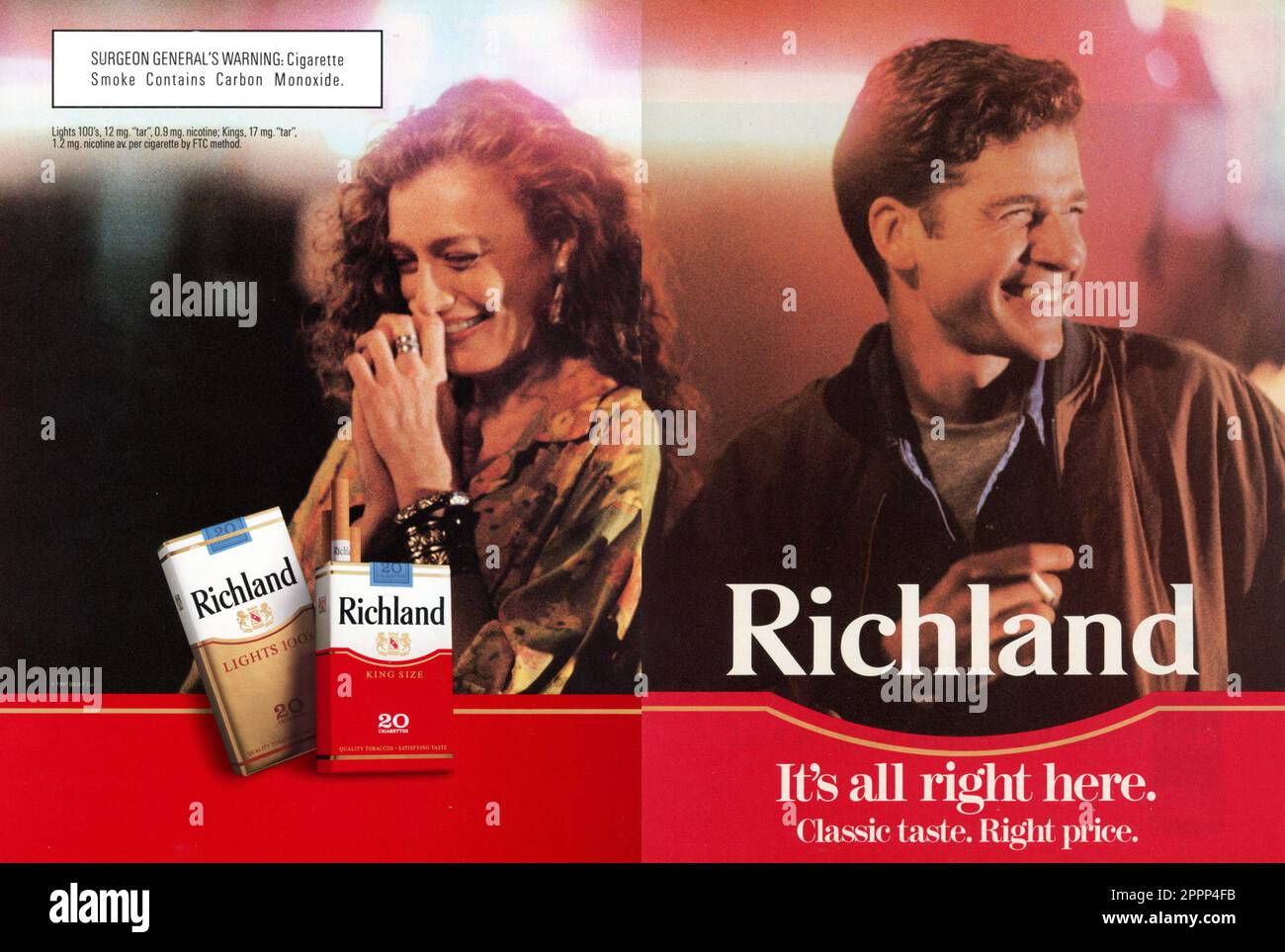 Vintage "Playboy" magazine August 1991 issue Advert, USA Stock Photo ...