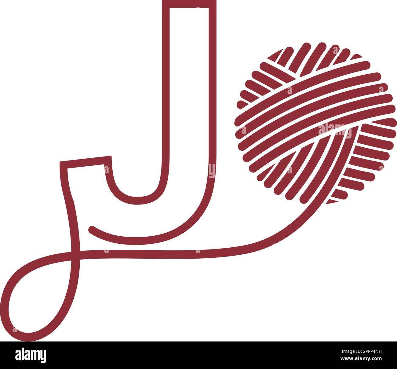 Letter alphabet font vector yarn Stock Vector Images - Alamy