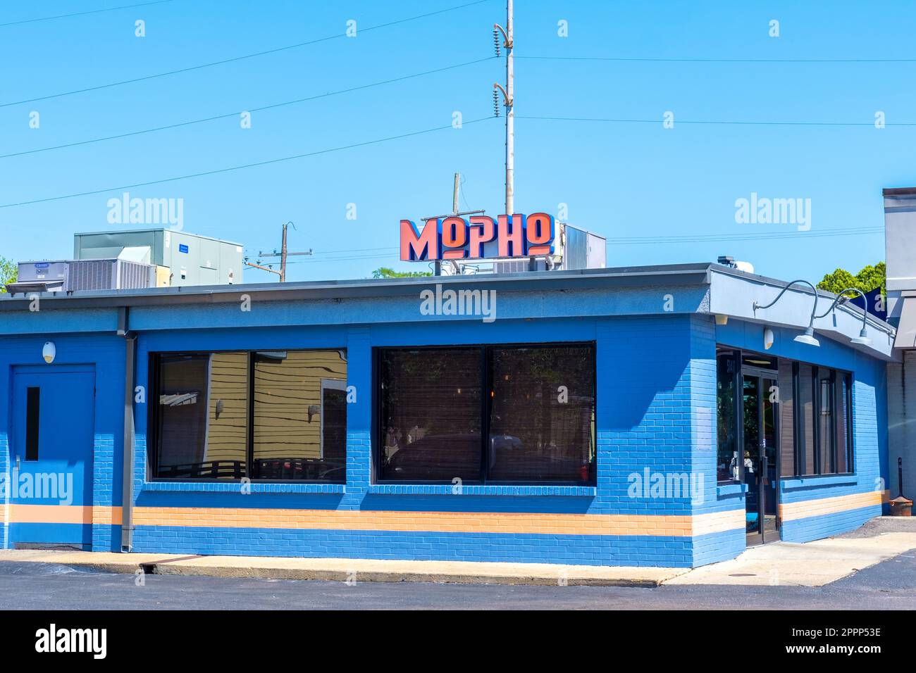 NEW ORLEANS, LA, USA - APRIL 17, 2023: Mopho Restaurant in Mid City ...