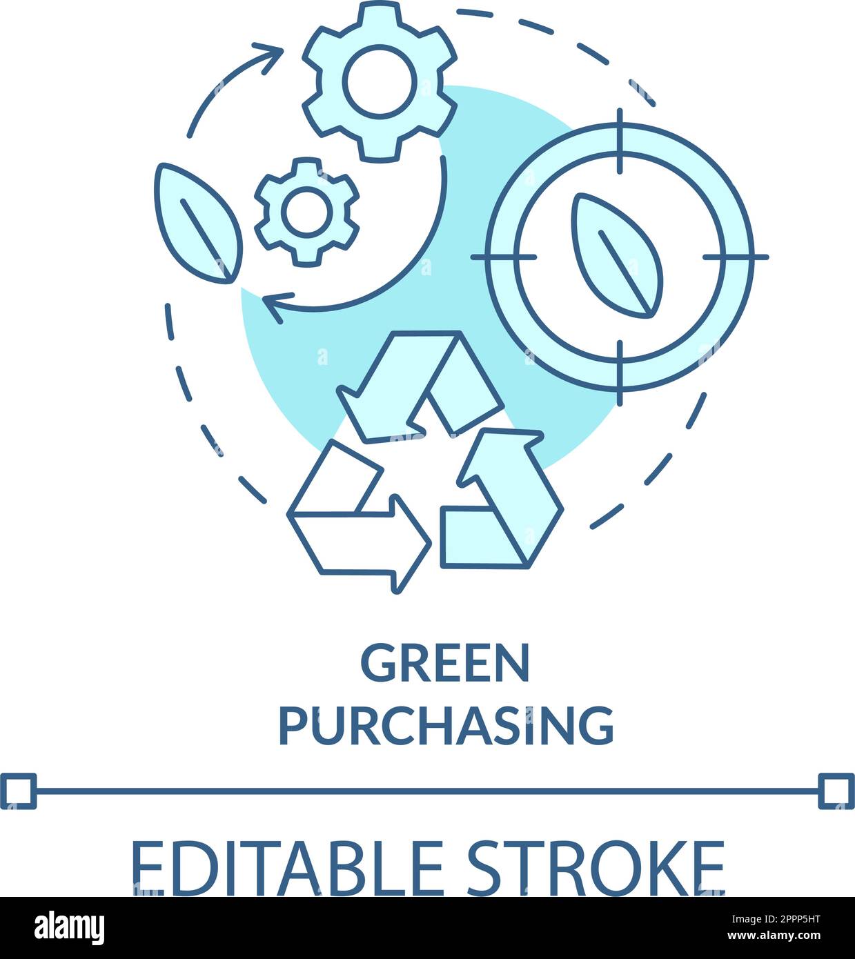 Sustainable sourcing icon hi-res stock photography and images - Alamy