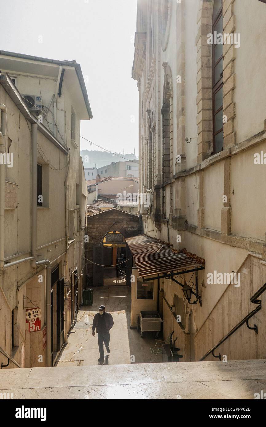 Izmir, Turkey. 03rd Mar, 2023. View of Synagogue Street in Izmir a ...