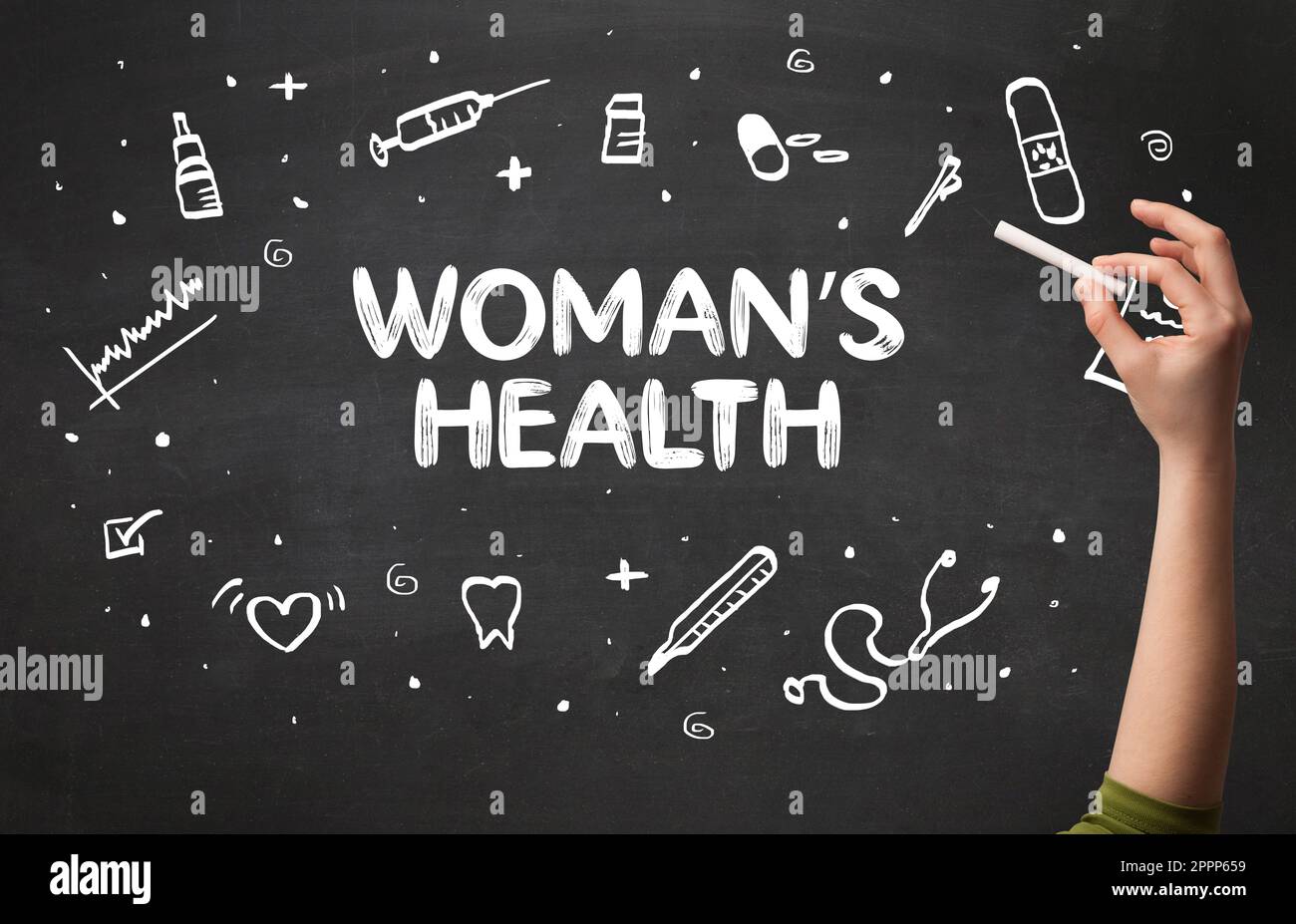 Hand drawing medical concept concept Stock Photo - Alamy