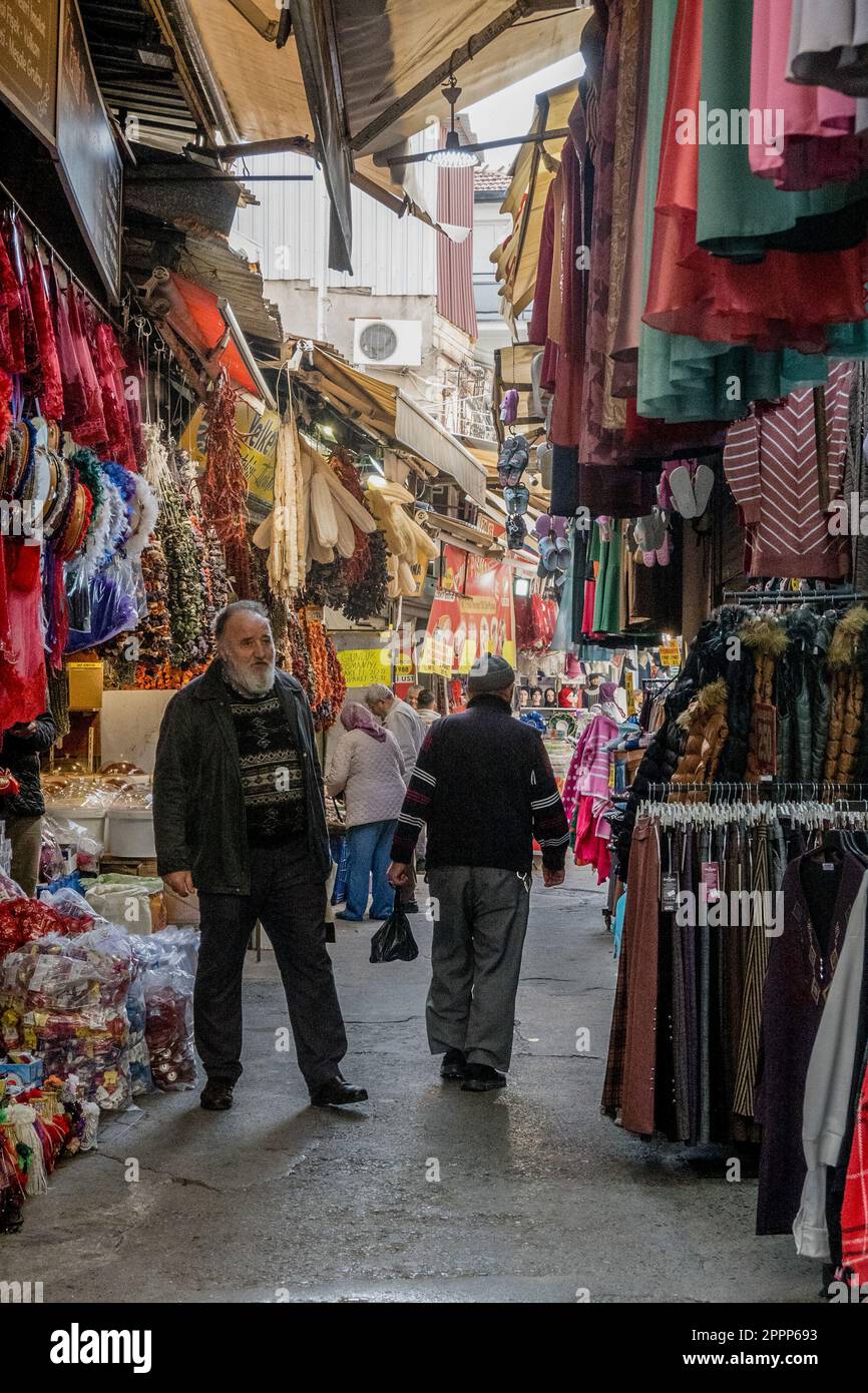 Izmir, Turkey. 03rd Mar, 2023. Kemeralti Market in Izmir is a bustling ...