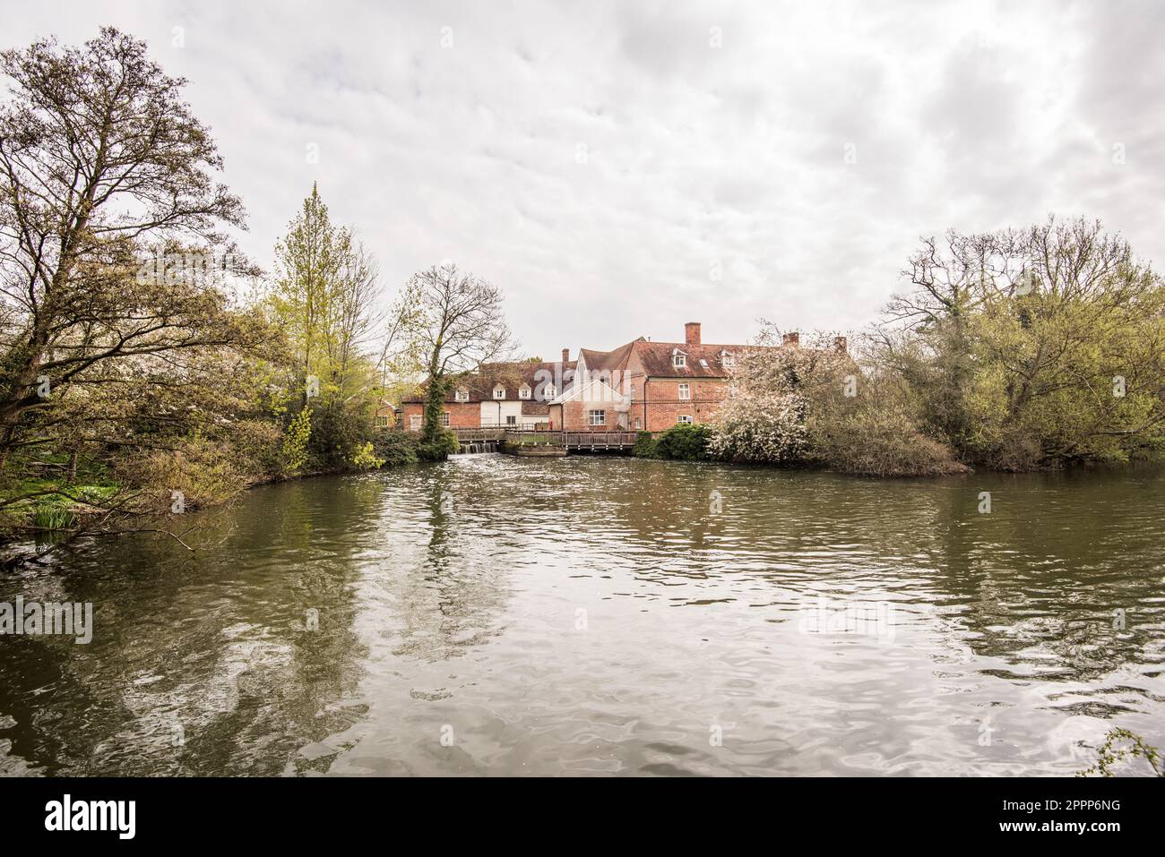 Flatford Mill is a Grade I listed watermill built in 1733 in Flatford ...