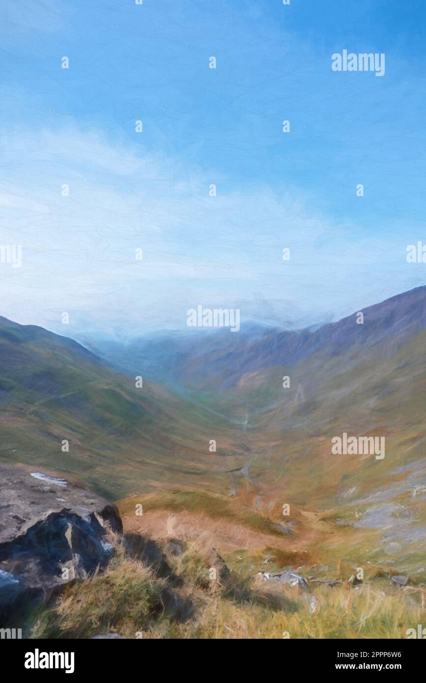 Welsh mine painting hi-res stock photography and images - Alamy