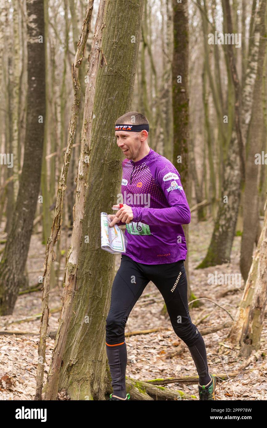 Grodno, Belarus - 26 March, 2023: Strong caucasian man wearing ...
