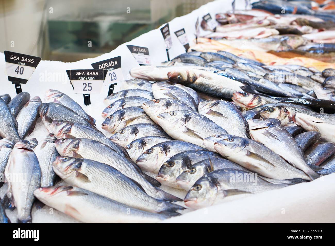 Supermarket fish counter hi-res stock photography and images - Alamy