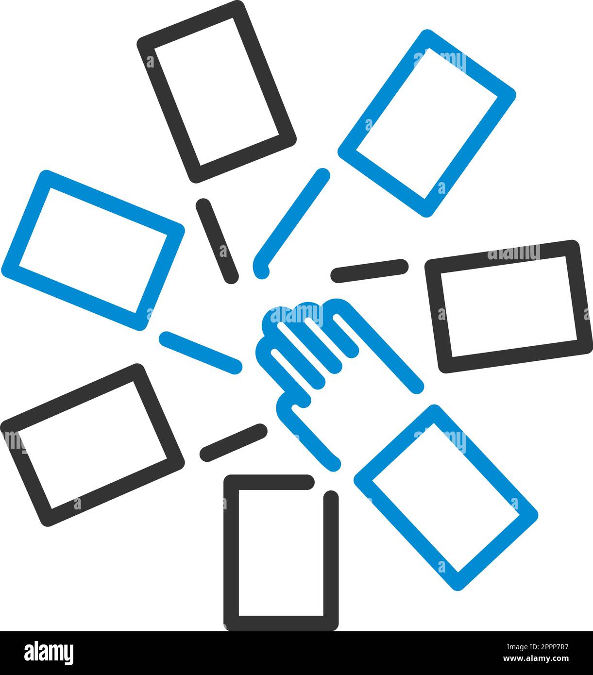 Unity And Teamwork Icon Stock Vector Image & Art - Alamy