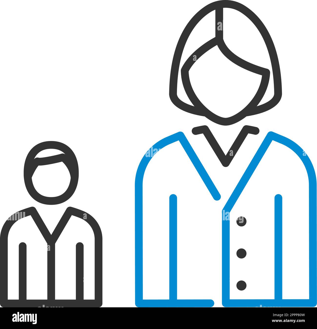 Lady boss subordinate man hi-res stock photography and images - Alamy