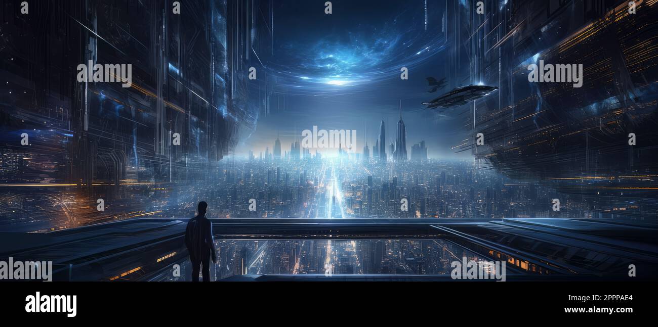 Future space stations hi-res stock photography and images - Alamy