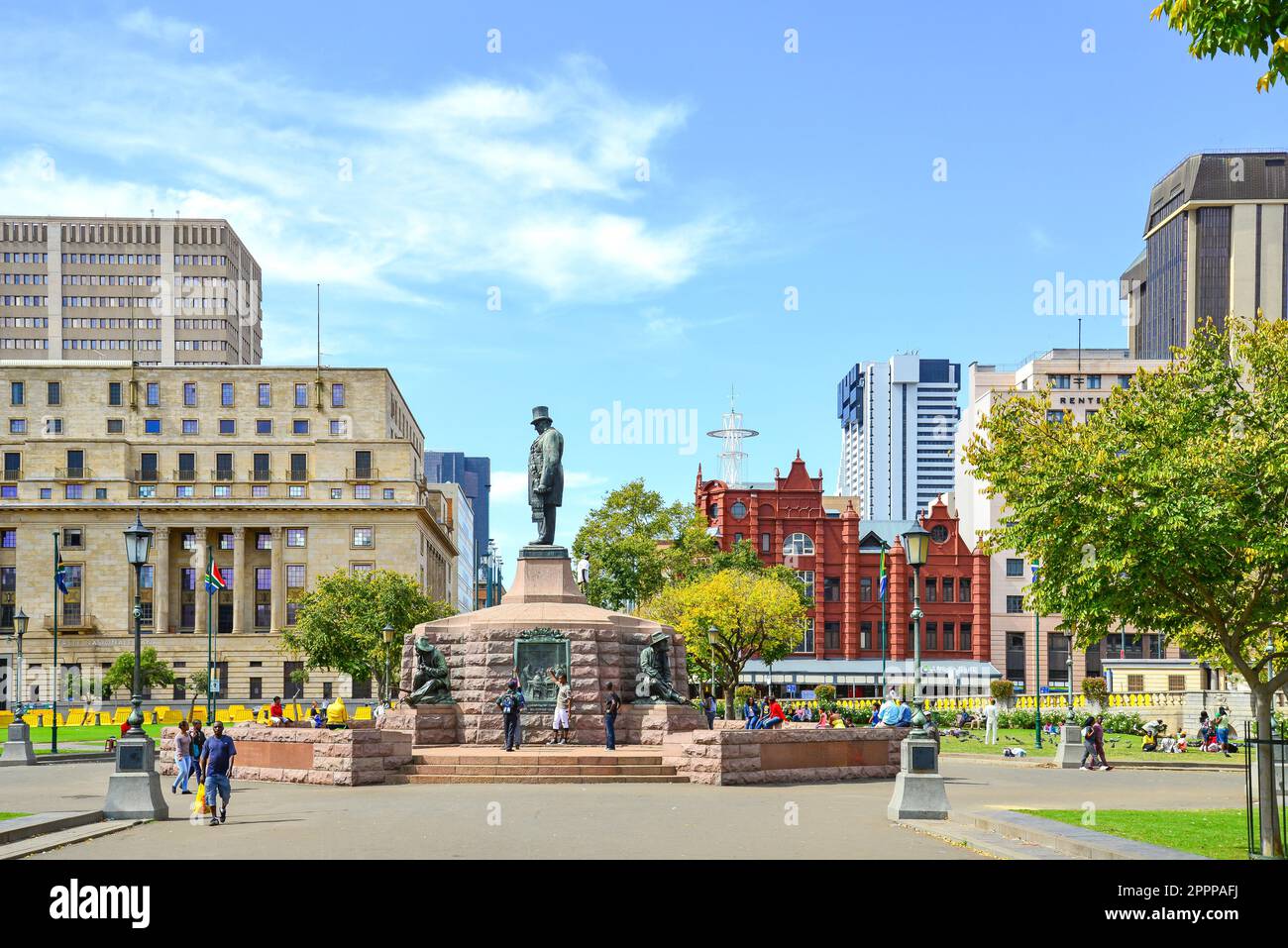 Paul Kruger Statue, Church Square (Kerkplein), Pretoria, Gauteng ...