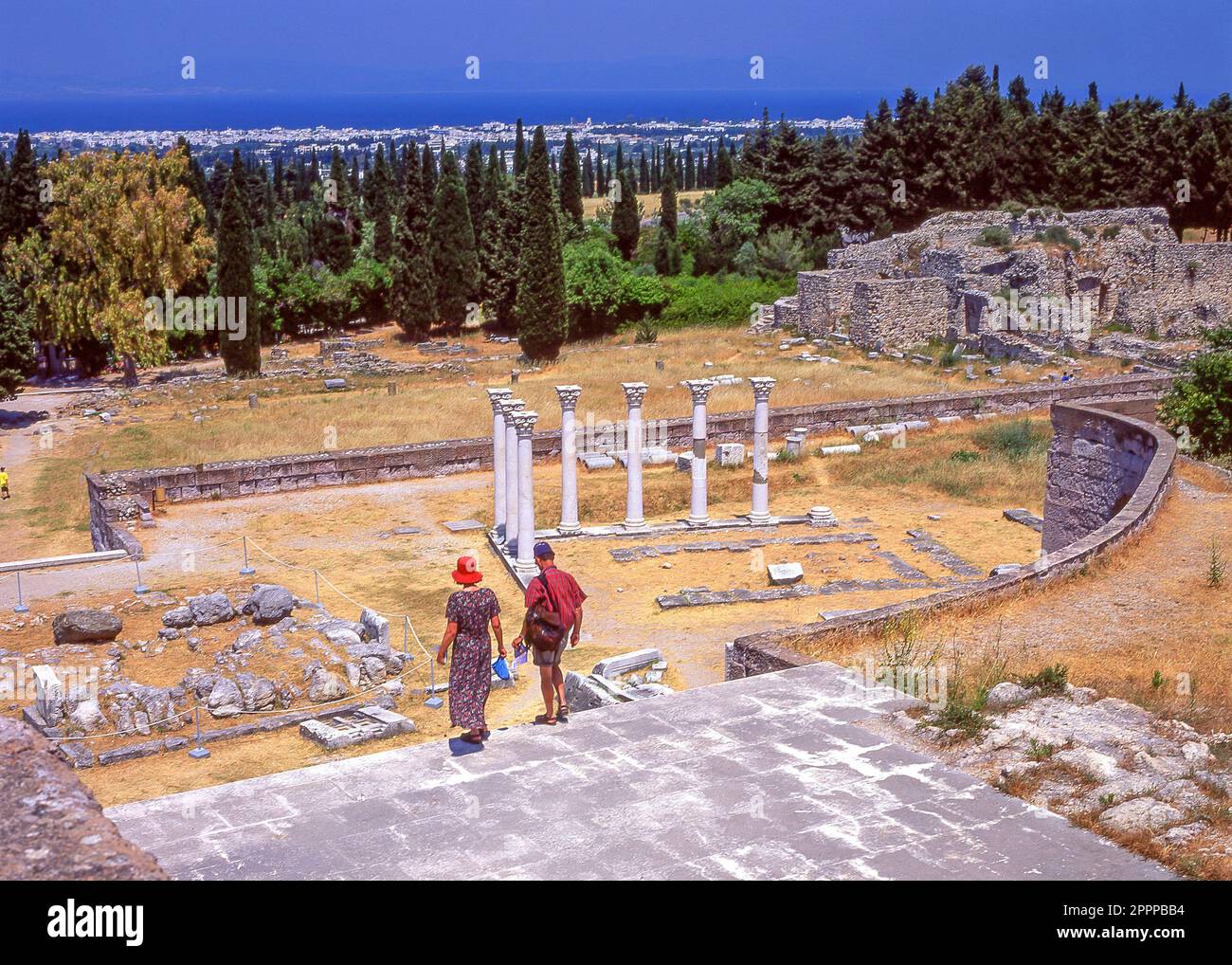 The Asclepieion ruin, Kos (Cos), The Dodecanese, South Aegean, Greece ...