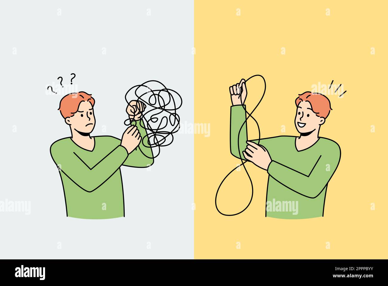 Man mess unhappy Stock Vector Images - Alamy