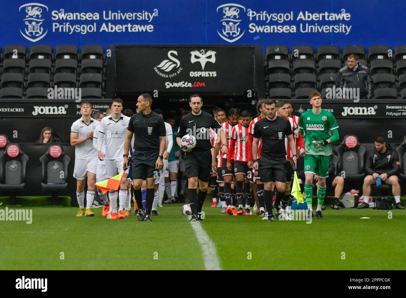Swansea com stadium pitch hi-res stock photography and images - Alamy