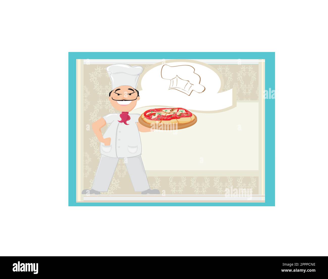 Industry kitchen pizza Stock Vector Images - Alamy