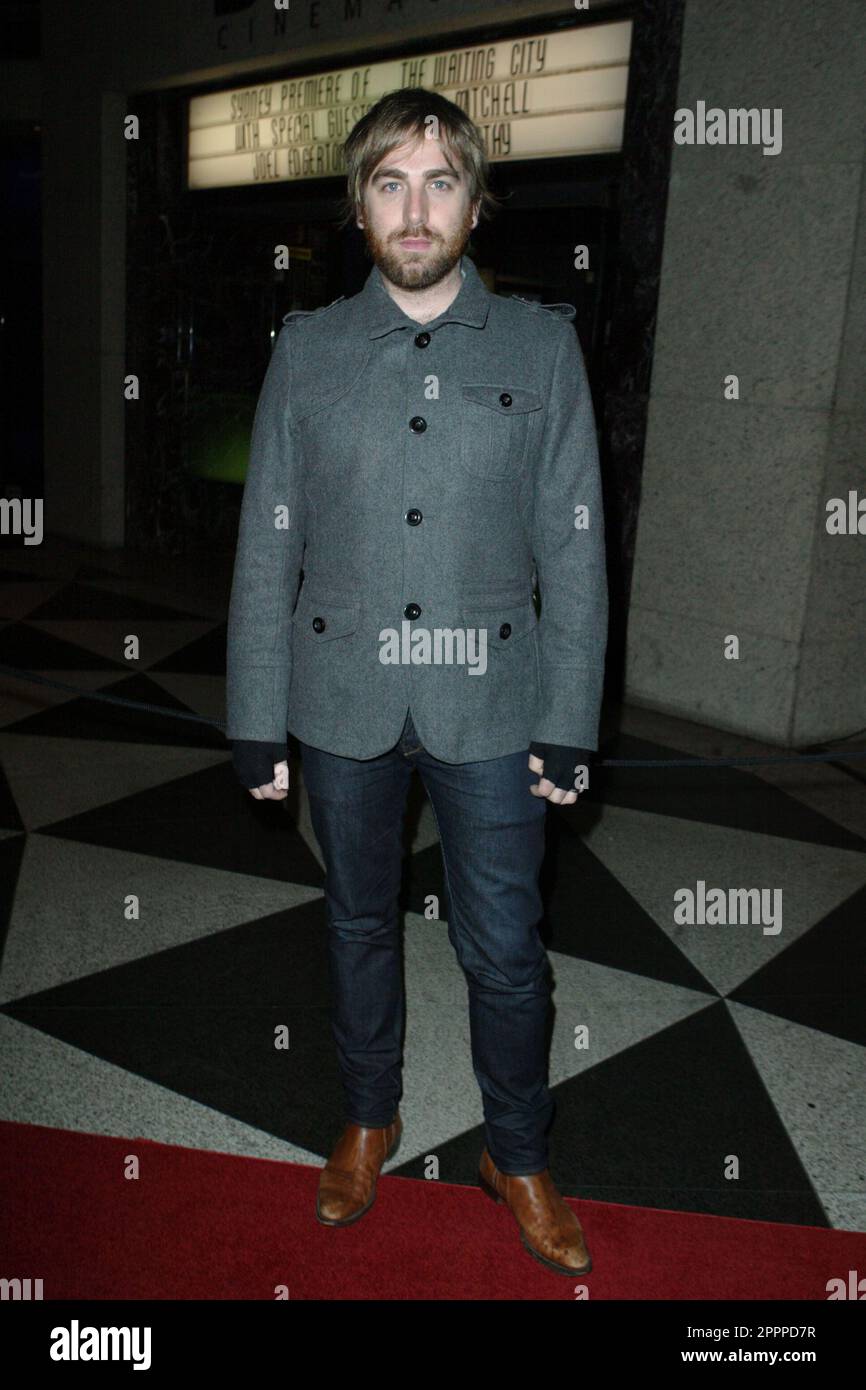 Josh Pyke The premiere of The Waiting City at the Dendy Cinemas Sydney ...