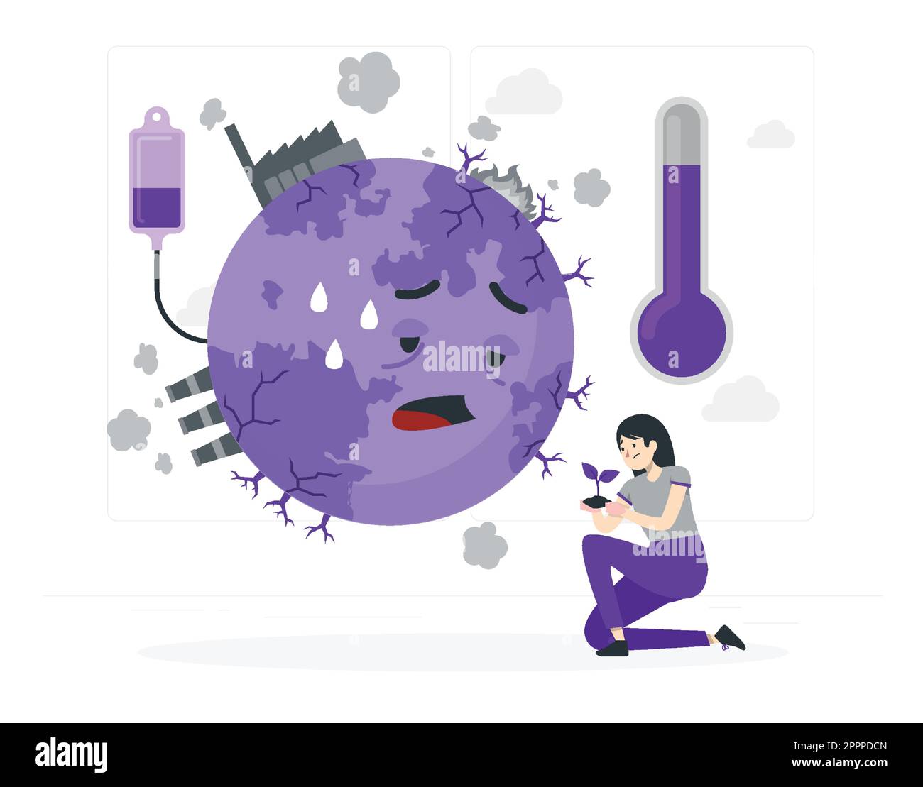 Hot cold weather blue Cut Out Stock Images & Pictures - Alamy