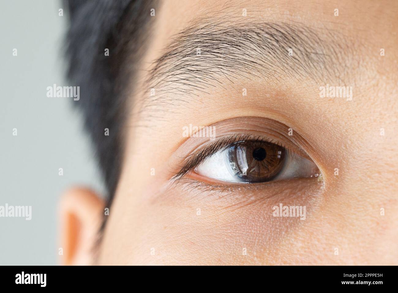 Human eye male close hi-res stock photography and images - Alamy