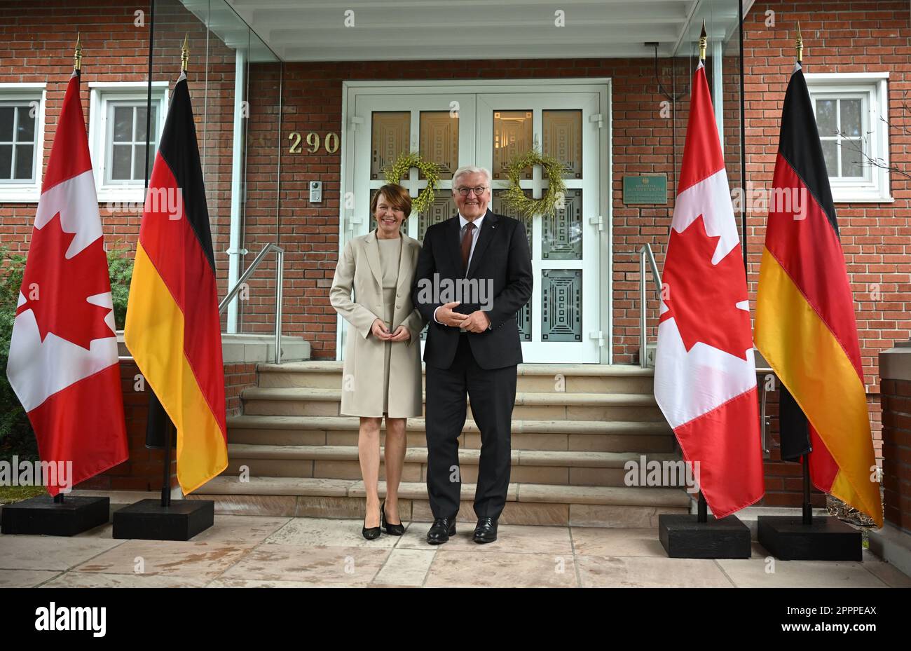 Ottawa, Canada. 24th Apr, 2023. German President Frank-Walter ...