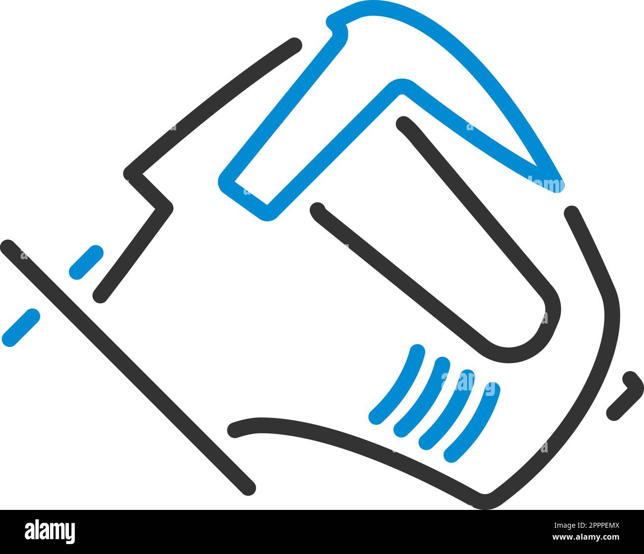 Black color outline jigsaw Stock Vector Images - Alamy