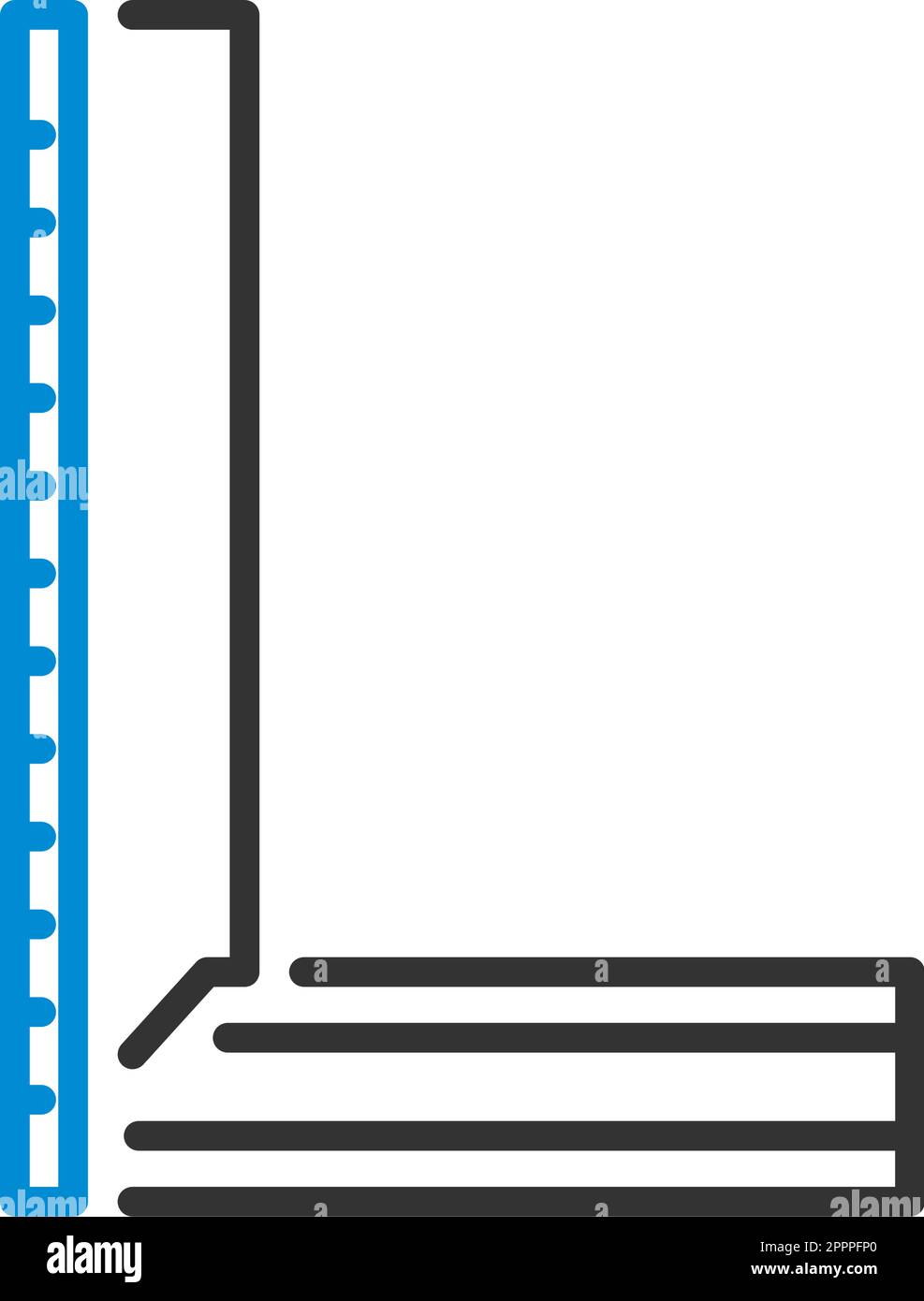 Ruler setsquare geometry object hi-res stock photography and images - Alamy