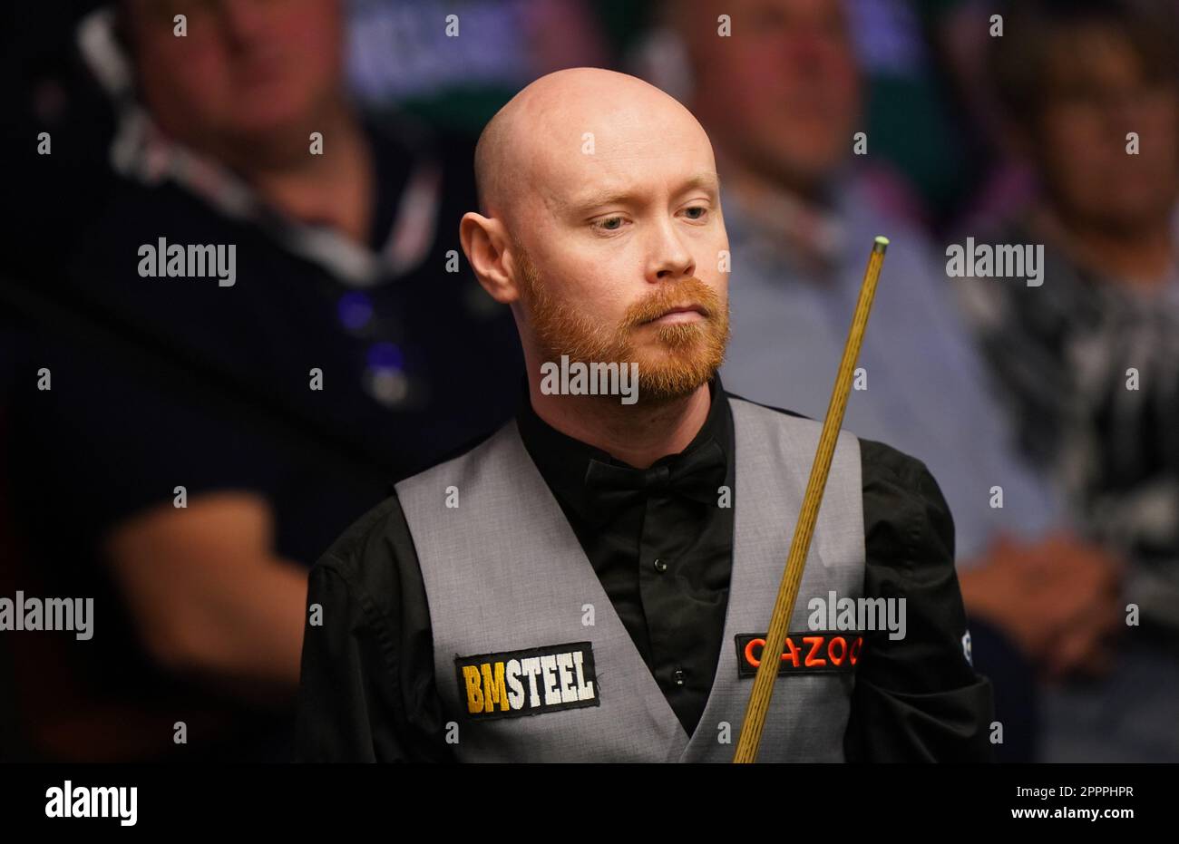 Gary Wilson during his match against Mark Selby on day ten of the Cazoo ...