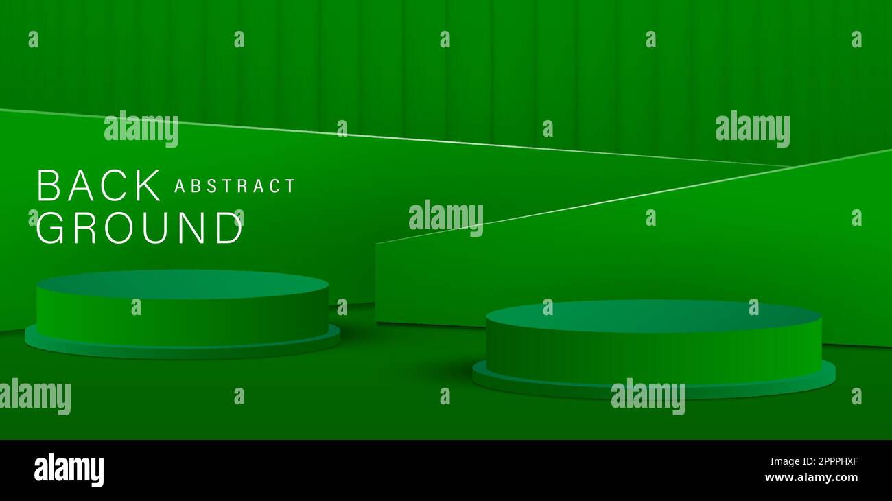 illustration geometrical shaped with green backgrounds for website ...