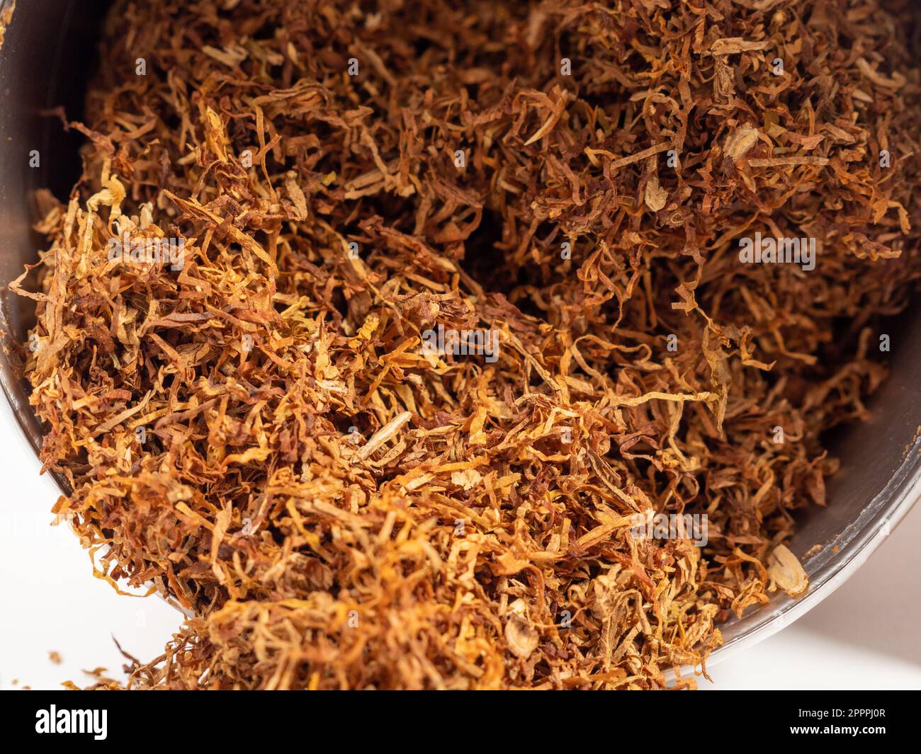 Dry smoking tobacco. Lots of smoking tobacco. Tobacco close-up Stock ...