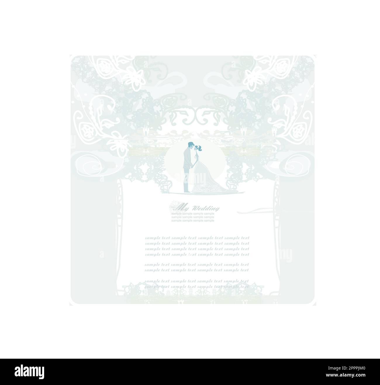 elegant wedding invitation Stock Vector Image & Art - Alamy