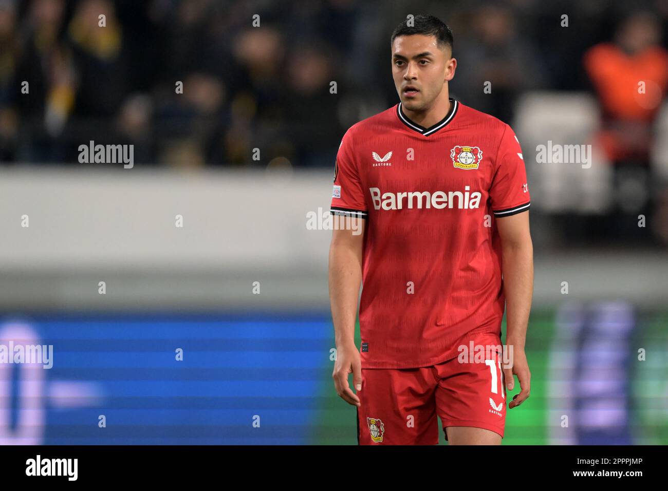 BRUSSELS - Nadiem Amiri of Bayer 04 Leverkusen during the UEFA Europa ...