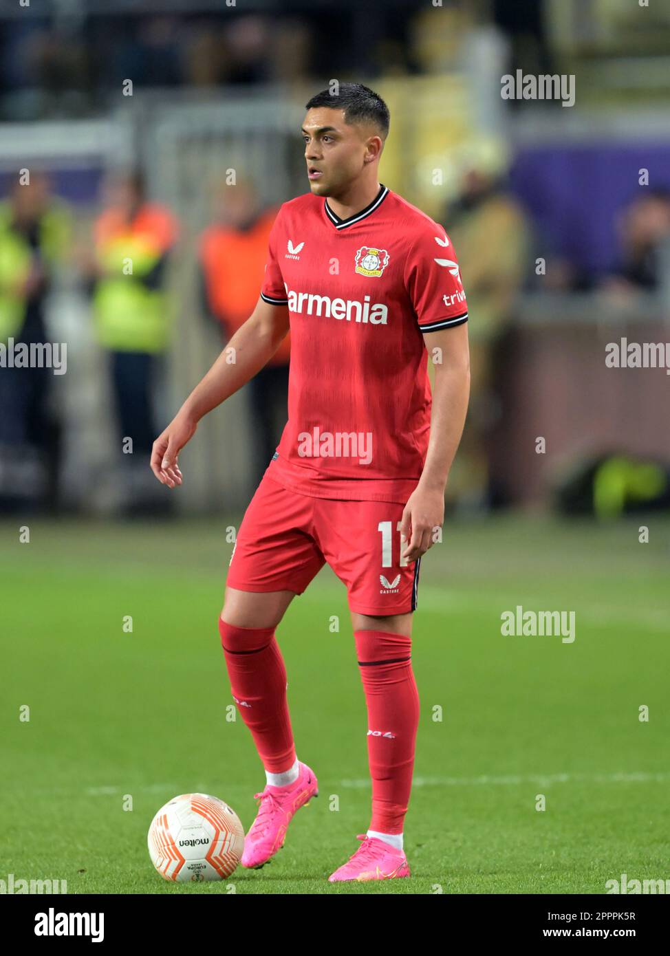 BRUSSELS - Nadiem Amiri of Bayer 04 Leverkusen during the UEFA Europa ...