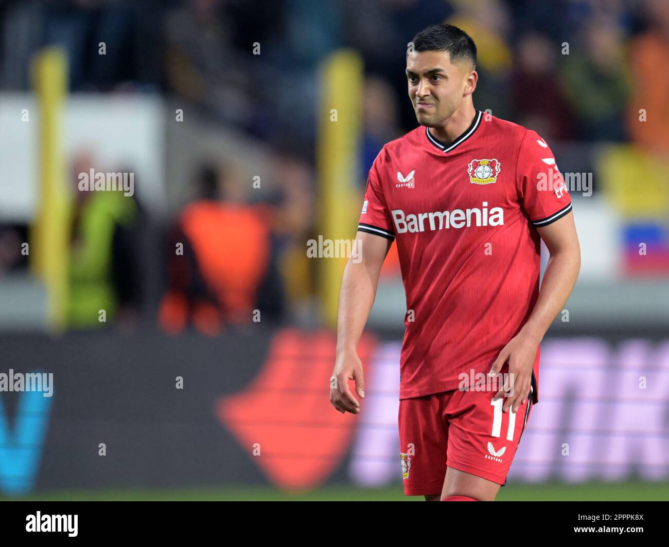 BRUSSELS - Nadiem Amiri of Bayer 04 Leverkusen during the UEFA Europa ...