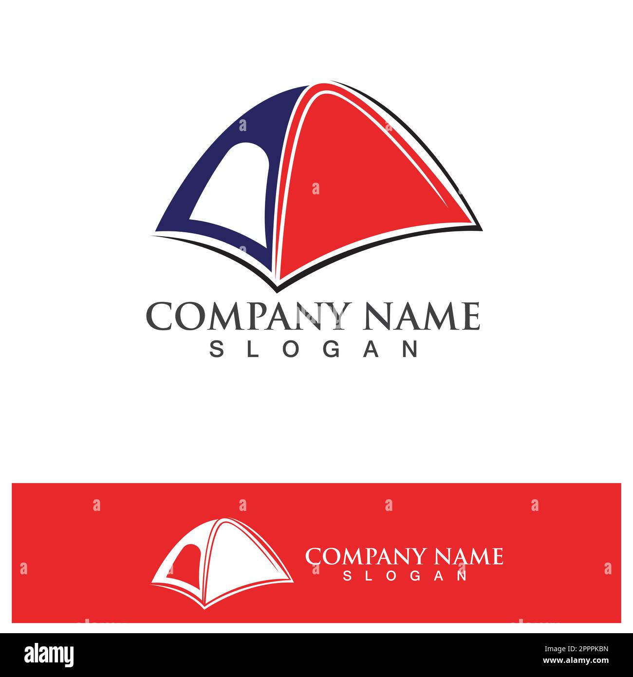 Crossed logs Stock Vector Images - Alamy