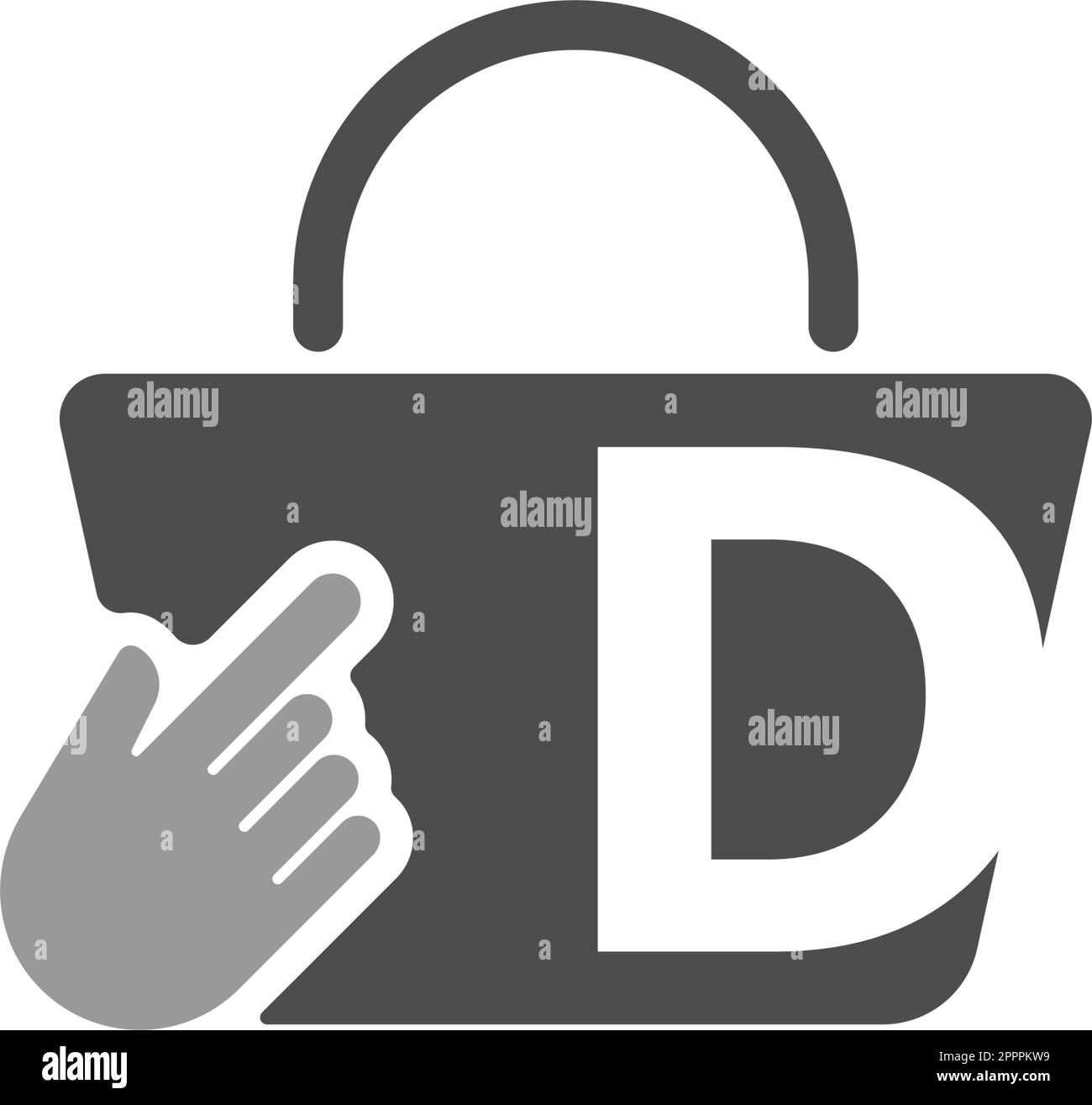 Letter d hand hi-res stock photography and images - Alamy