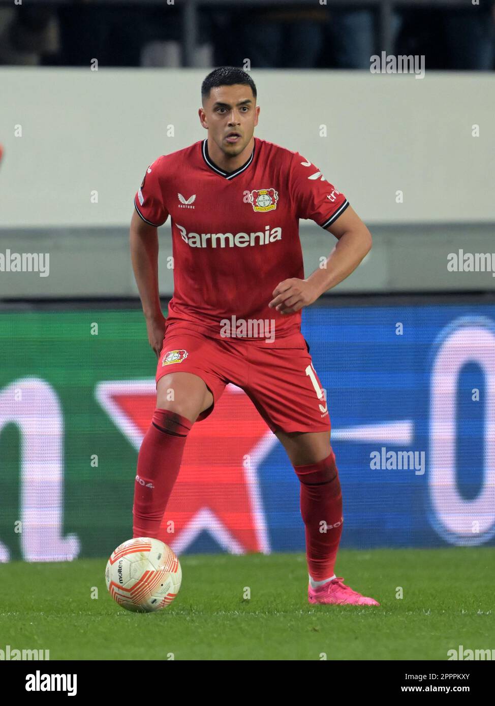 BRUSSELS - Nadiem Amiri of Bayer 04 Leverkusen during the UEFA Europa ...