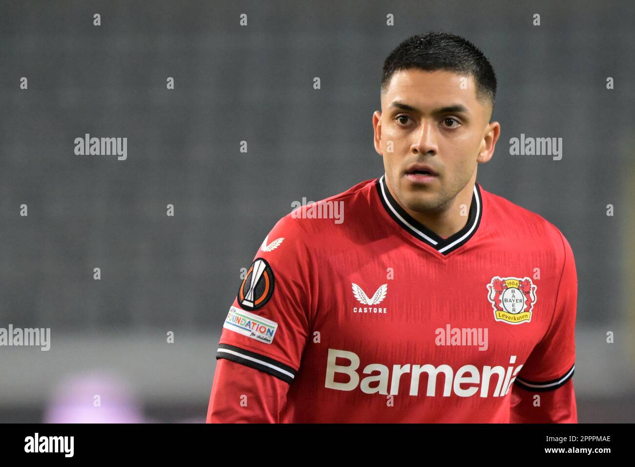 BRUSSELS - Nadiem Amiri of Bayer 04 Leverkusen during the UEFA Europa ...