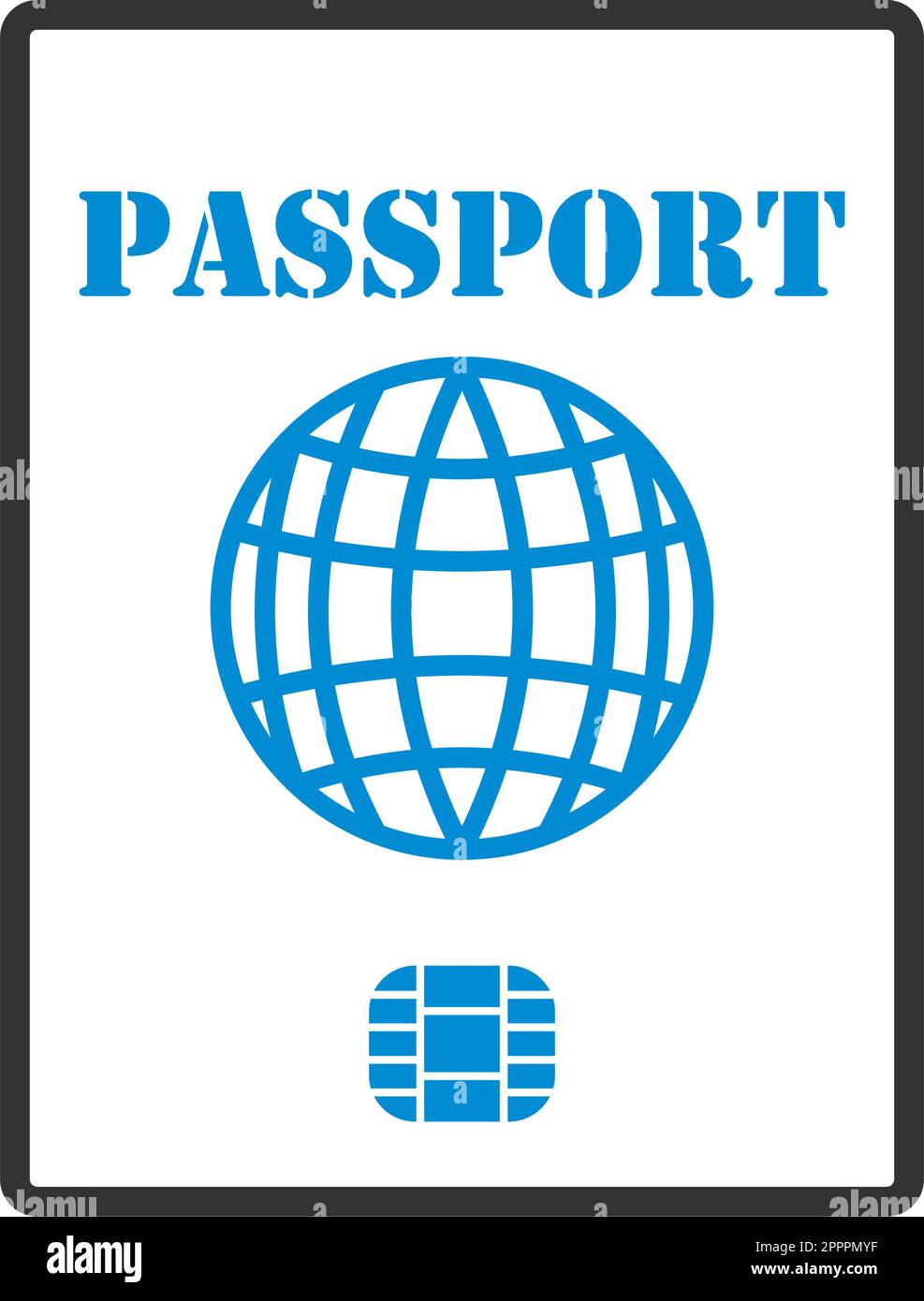 International passport color icon Stock Vector Images - Alamy