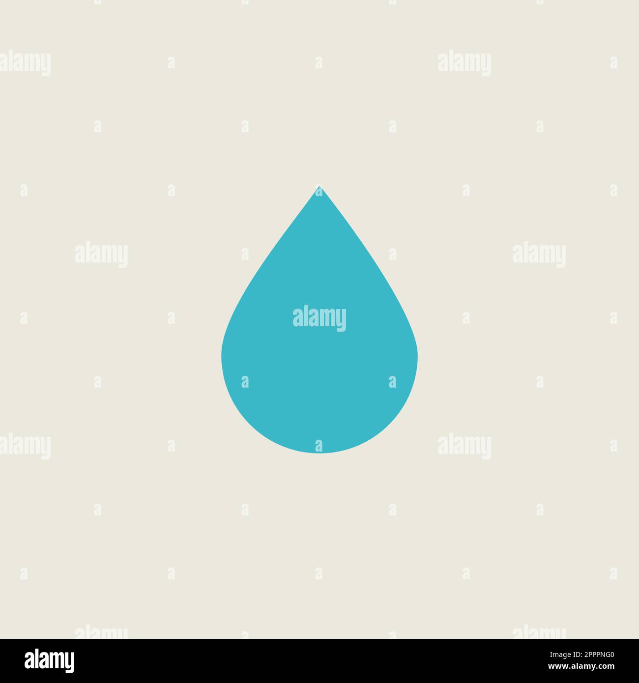 Drop water vector isolated flat icon. Weather sign Stock Vector Image & Art - Alamy