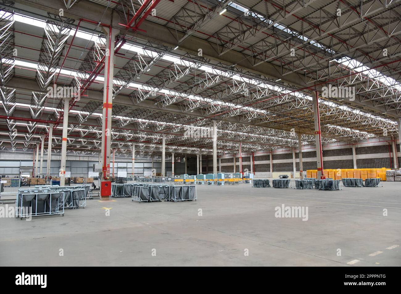 Guarulhos, Brazil. 24th Apr, 2023. Inauguration of the Correios Parcel ...