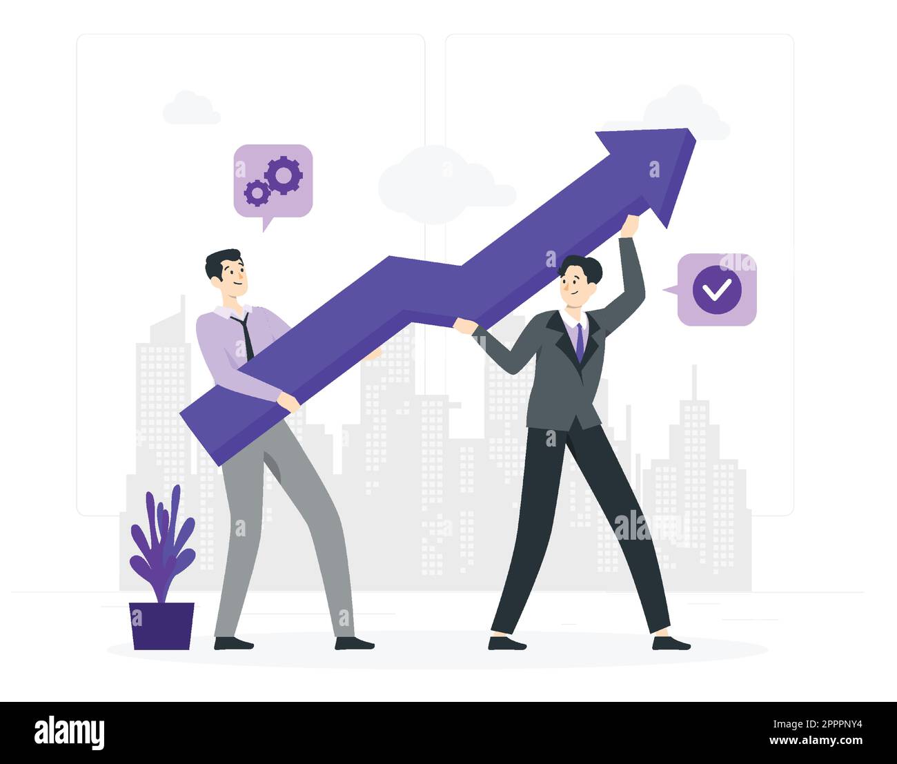 Smiling young professional holding Stock Vector Images - Alamy