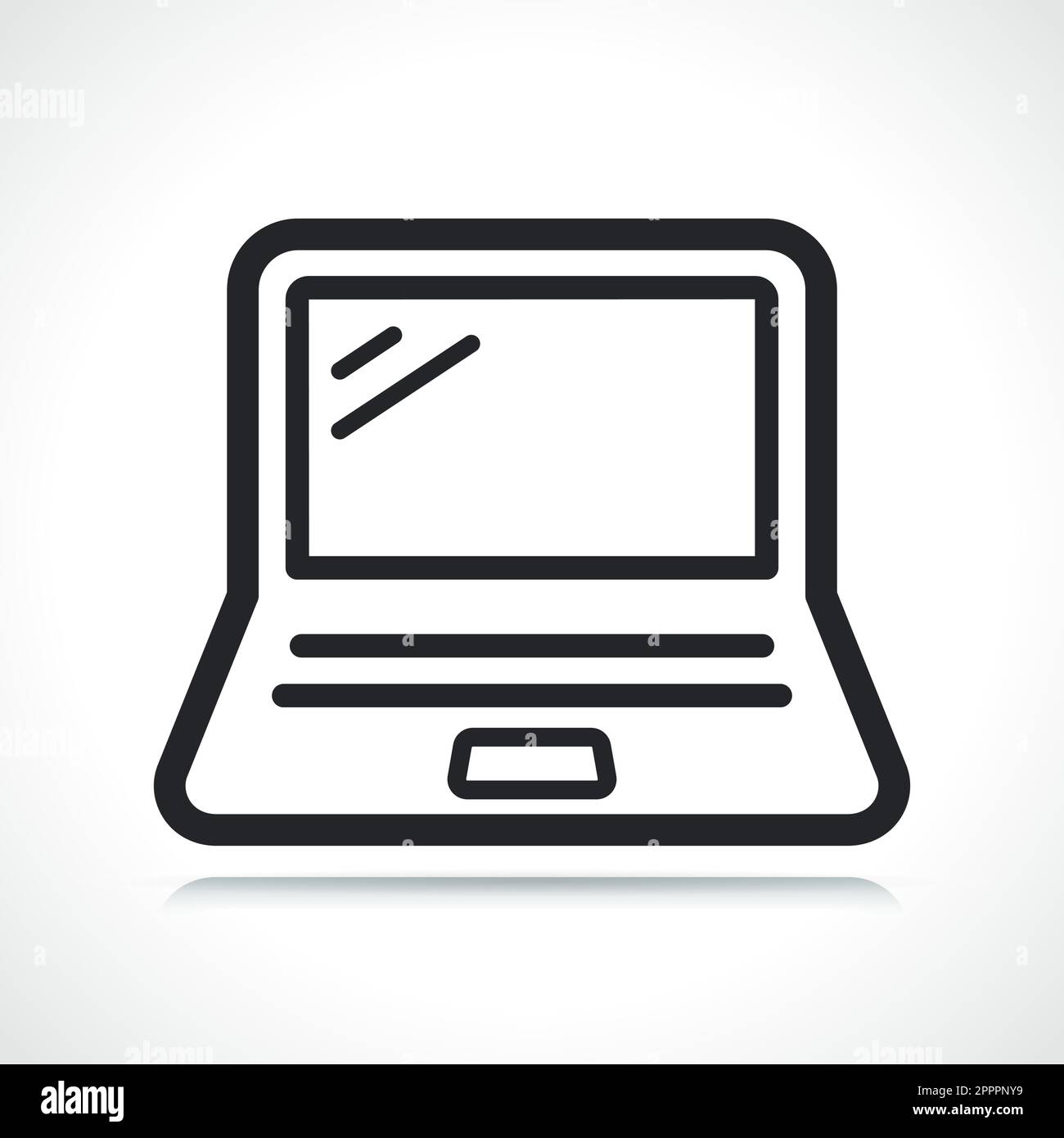Computer network icon line Stock Vector Images - Alamy