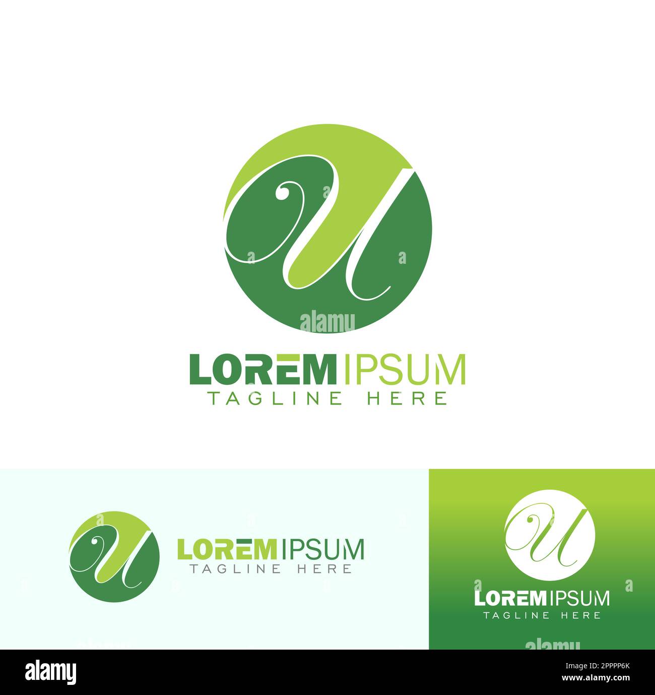 Initial u logo hi-res stock photography and images - Alamy