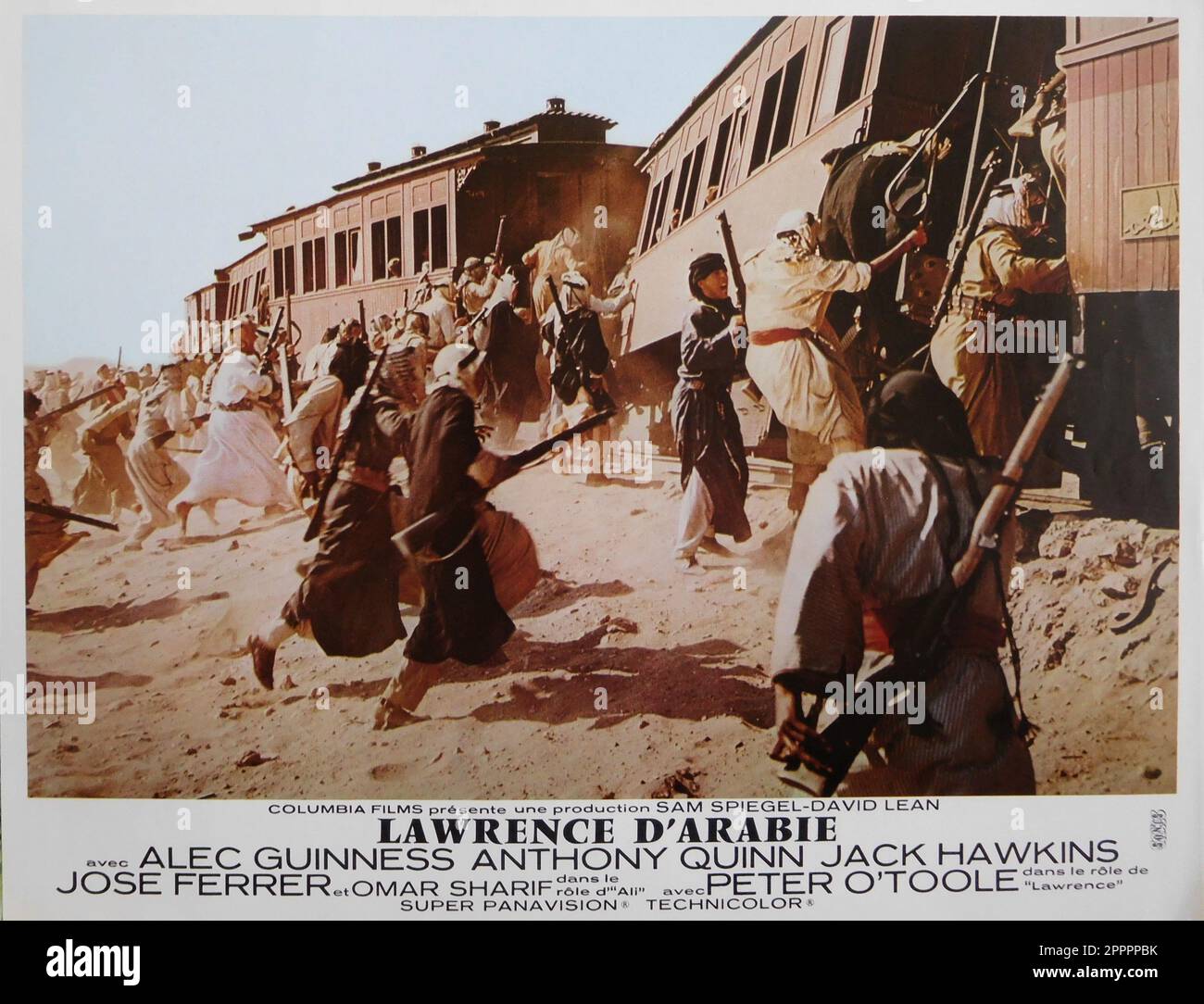 Train Attack in LAWRENCE OF ARABIA 1962 director DAVID LEAN screenplay ...