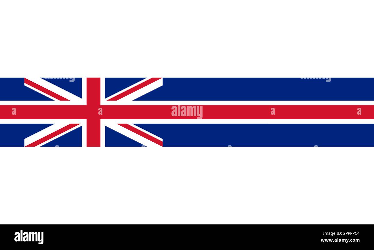 united kingdom: union jack flag and with flag strip placed left, with ...