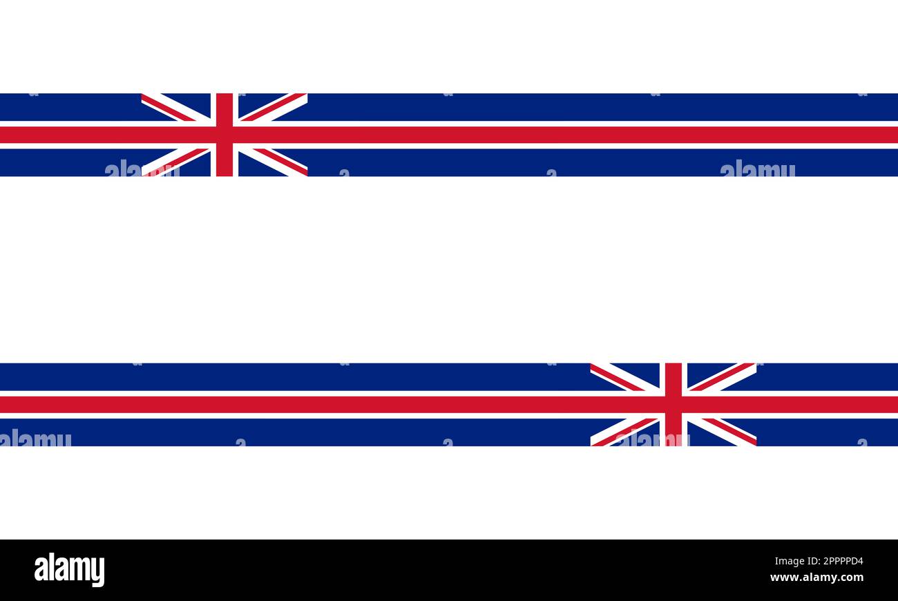 united kingdom: union jack flag and with flag strip placed left, with ...