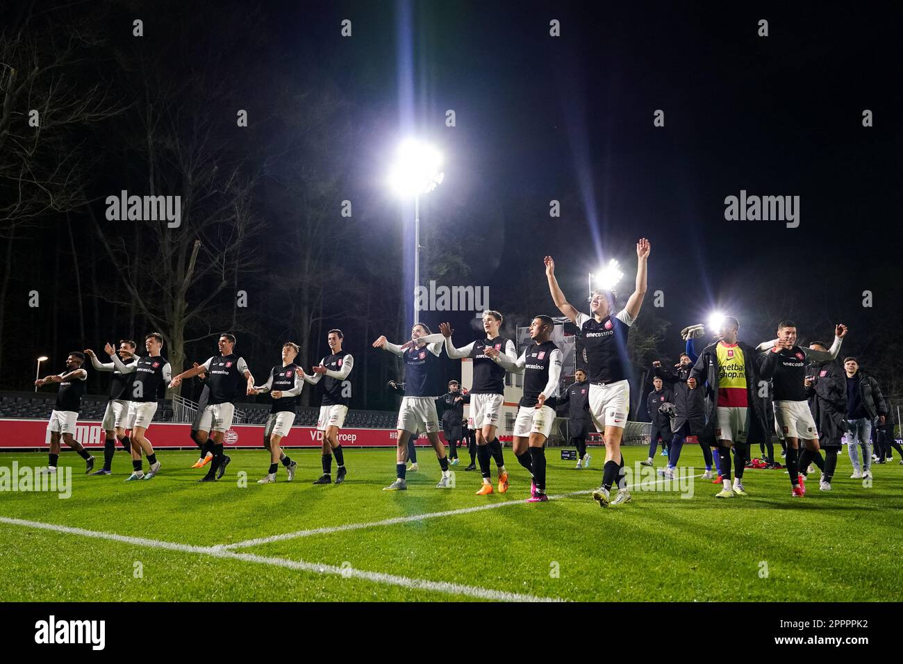 EINDHOVEN, NETHERLANDS - APRIL 24: Leroy Labylle of MVV Maastricht ...