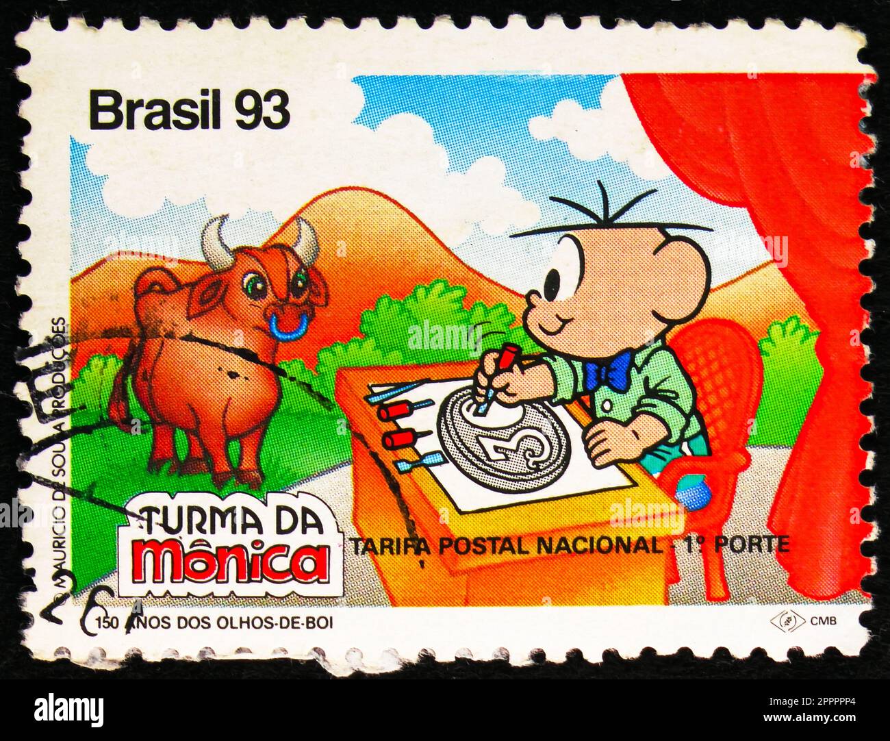 MOSCOW, RUSSIA - MARCH 26, 2023: Postage stamp printed in Brazil shows ...
