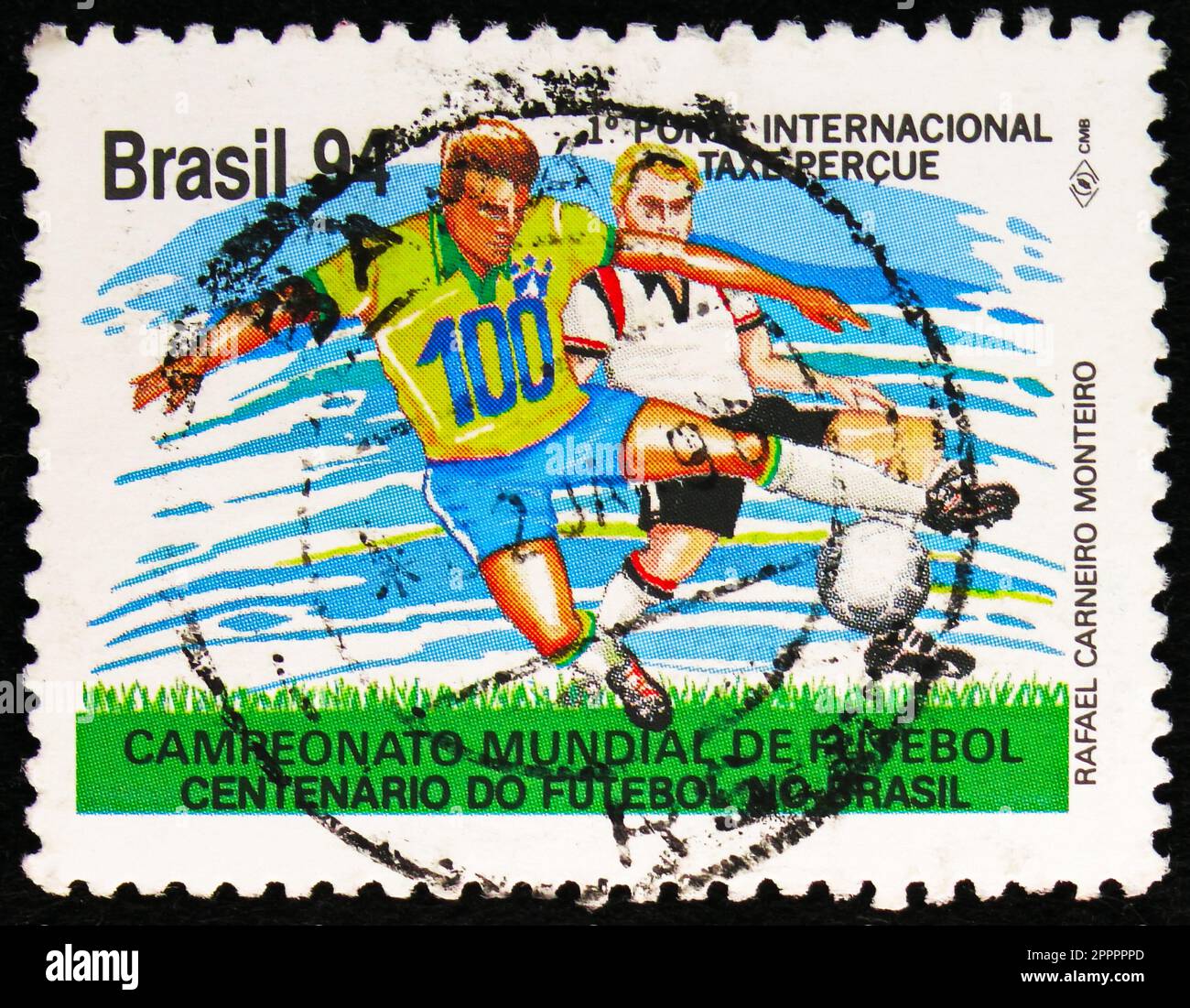 MOSCOW, RUSSIA - MARCH 26, 2023: Postage stamp printed in Brazil shows ...