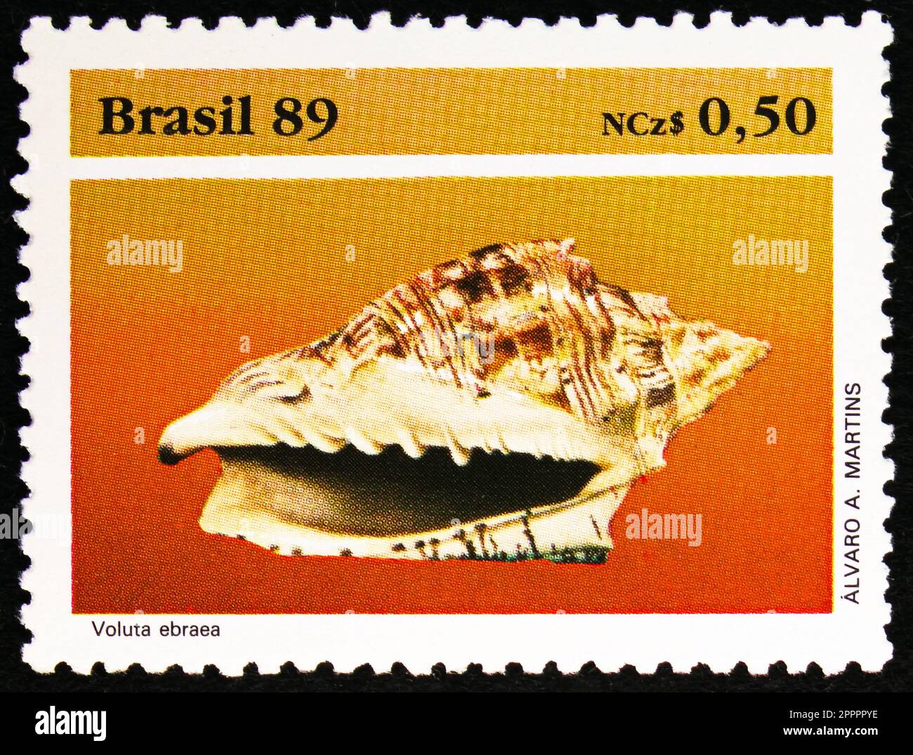 MOSCOW, RUSSIA - MARCH 26, 2023: Postage stamp printed in Brazil shows ...